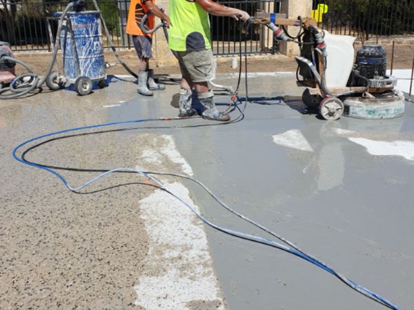 Completed Concrete Pads in Perth